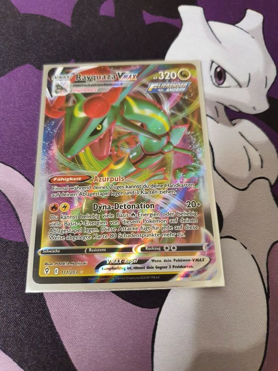 Rayquaza VMAX EVS 111 Pokemon Acheter Sur Ricardo