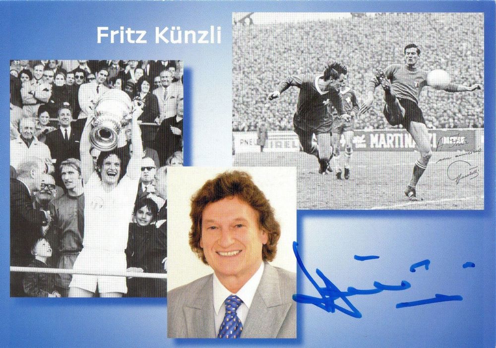 FC ZÜRICH FCZ SCHWEIZ FRITZ KÜNZLI AUTOGRAMMKARTE Kaufen auf Ricardo