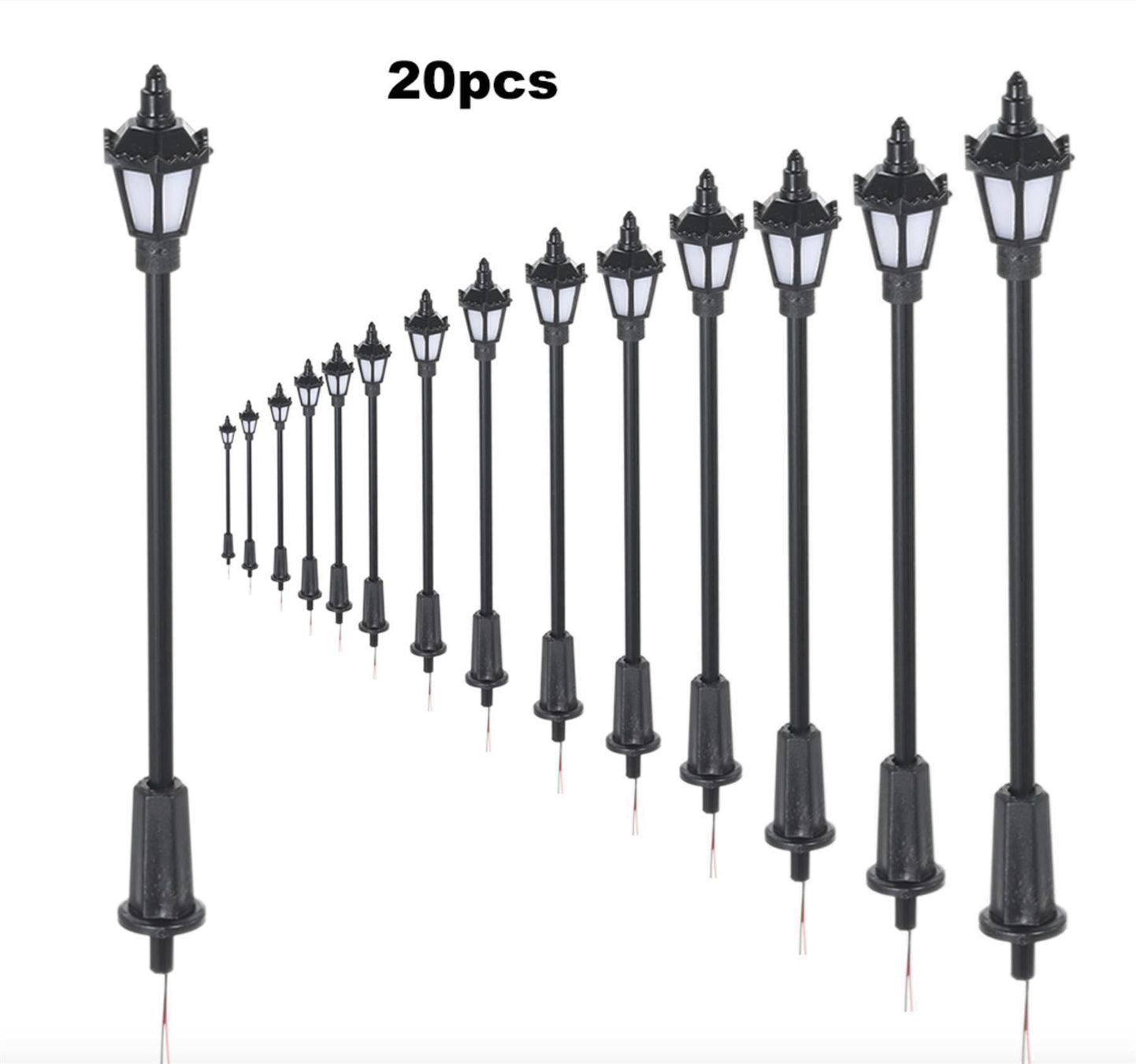 Spur H0 20 X Laterne Mit Licht Set Kaufen Auf Ricardo
