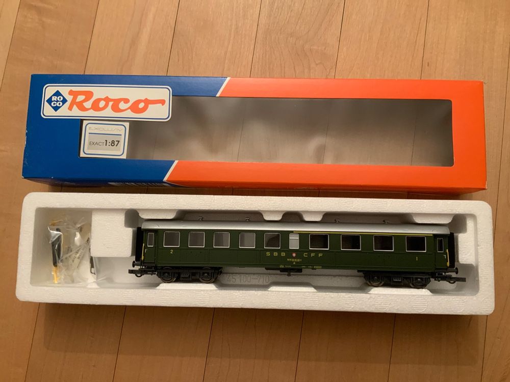 Modelleisenbahn SBB - ROCO - 45099 - 1./2.Klasse - Wagen | Kaufen auf ...