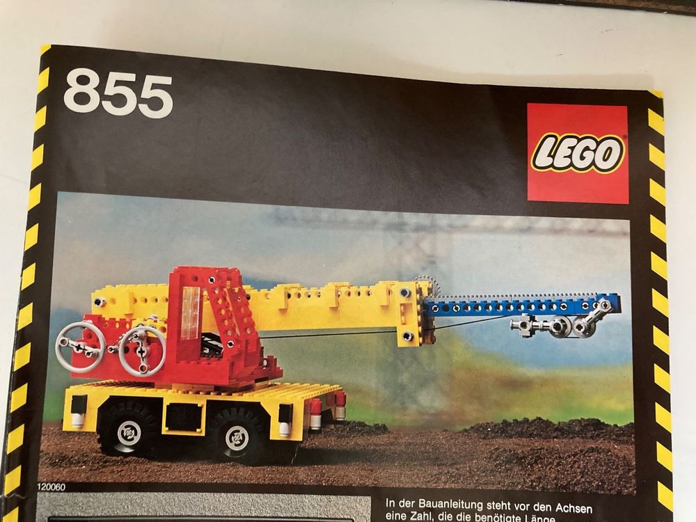 Kompletter Pneukran Nr. 855 von Lego aus den 80 er Jahren (Gebraucht ...