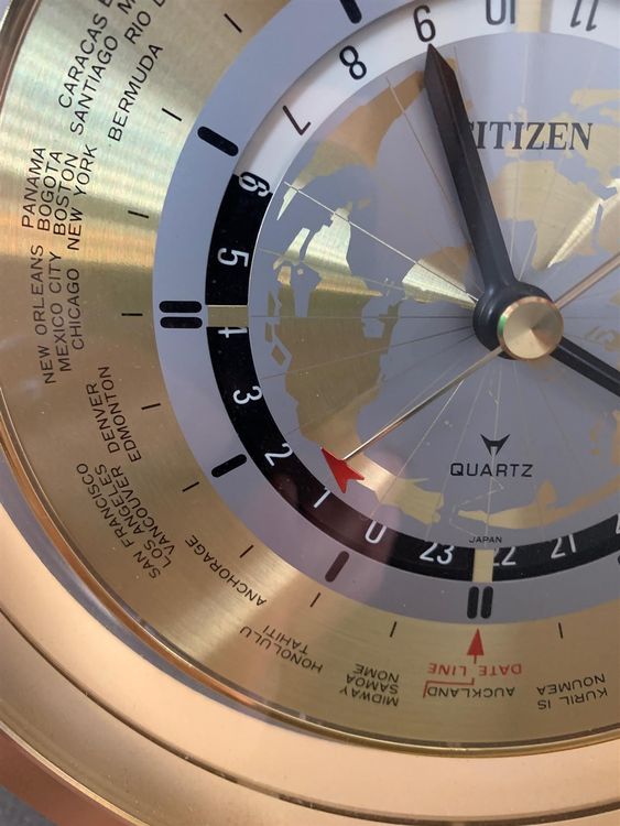 Citizen table clock world time Quartz (Gebraucht) in Fribourg für CHF ...
