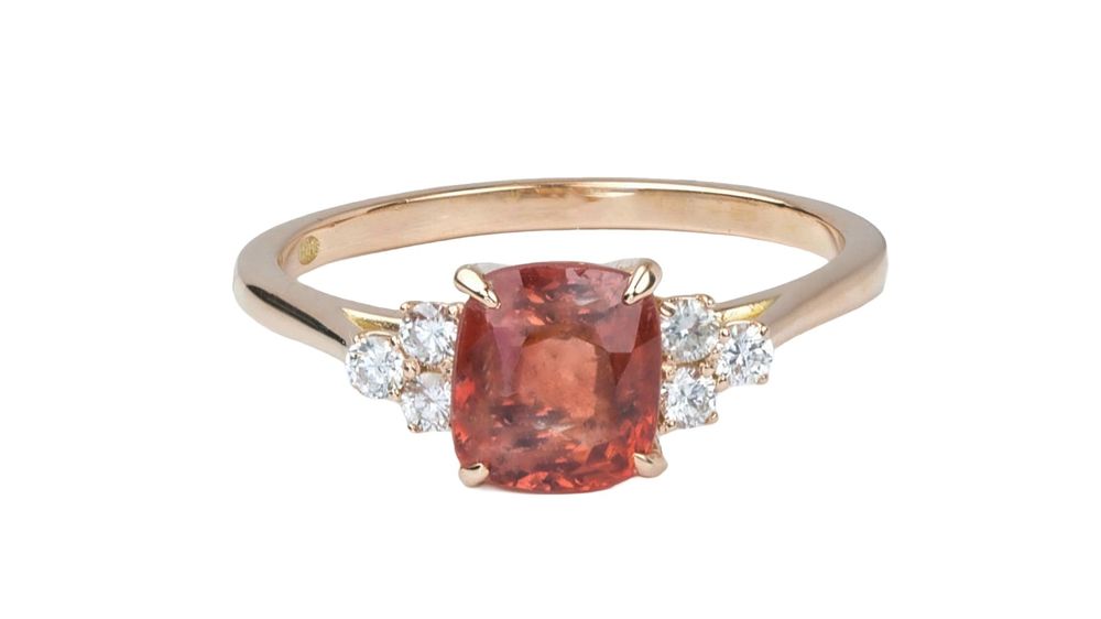 1.58ct Padparadscha Spinell mit IGI Zertifikat (Neu (gemäss ...