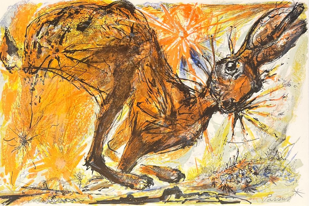 Pierre Parsus (1921-2022) Lithographie Handsigniert (Gebraucht) in für ...