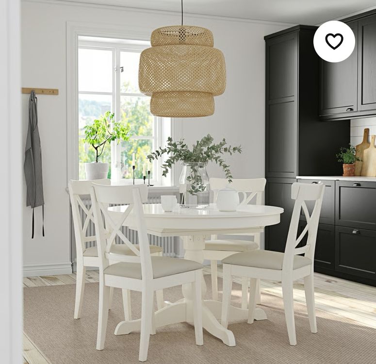 Elegantes Kleiner Weier Tisch Ikea Fotos