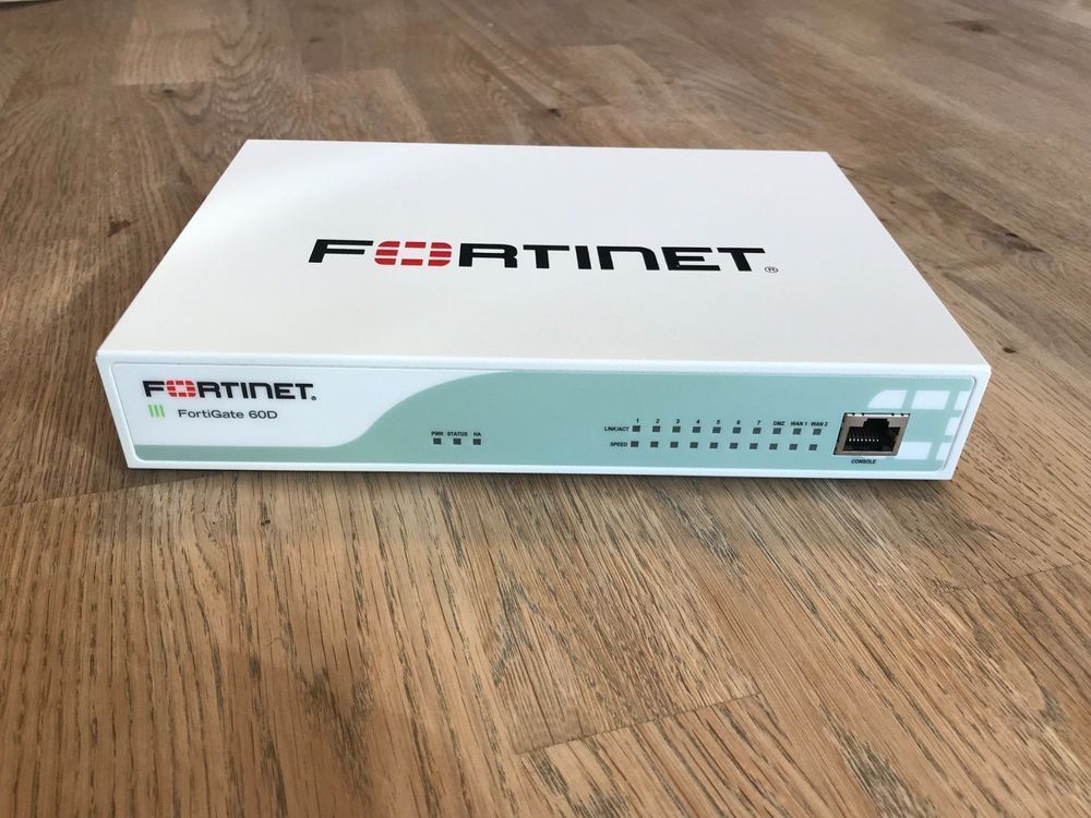 Fortinet FortiGate 60D Firewall (factory reset) | Kaufen auf Ricardo
