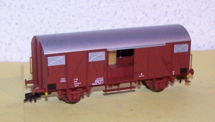 Fleischmann (Roco) H0 531004 FS Güterwagen Gqs-w, 1:87, KKK (Neu ...