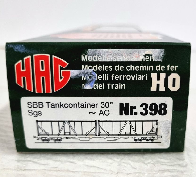 Hag SBB Tankcontainer H0 AC/WS OVP (Neu (gemäss Beschreibung)) in ...