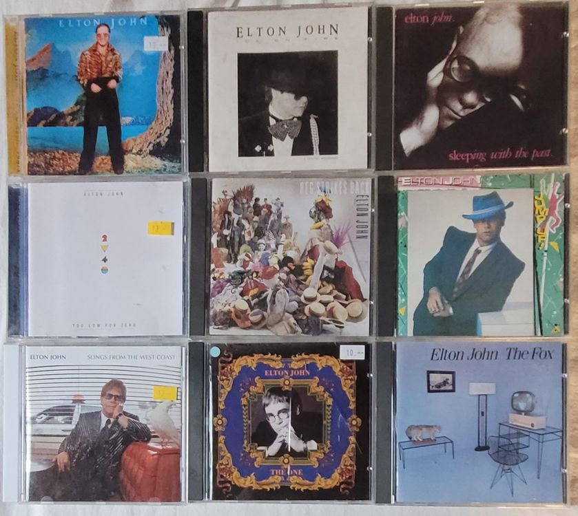 Elton John CD-Sammlung (27 CD's & 14 CDSi) | Kaufen auf Ricardo