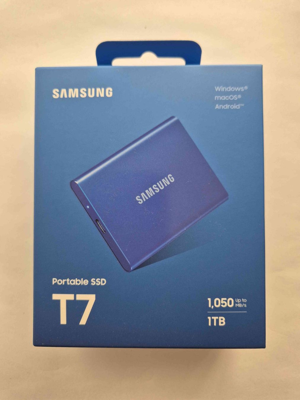 Samsung Portable T7 Blue 1 TB USB-C AB 69.- ! OVP & Garantie (Neu und ...