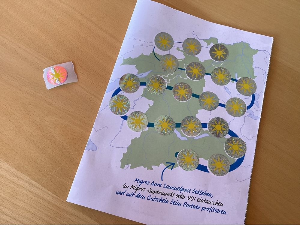 Migros Aare Sammelpass 2025, volle Karte (Neu (gemäss Beschreibung)) in Schüpfheim für CHF 5 ...