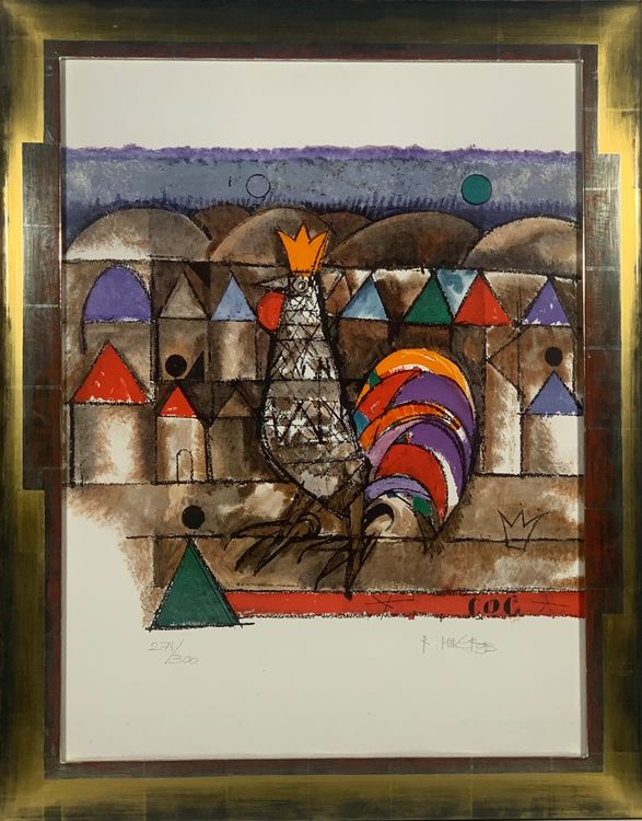 Rudolf Mirer (1937) grosses Lithographie Handsigniert (Gebraucht) in Root für CHF 459 – mit ...