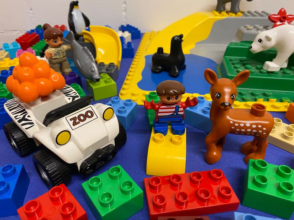 Grosser Lego Duplo Zoo mit 3D Platte & über 100 Teile! | Kaufen auf Ricardo