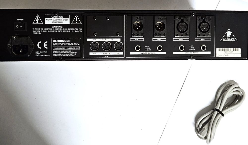 Effektgerät BEHRINGER Ultra-Dyne (19") Occ. (Gebraucht) in Wöschnau für ...