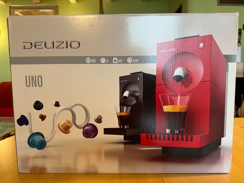 Machine à café Delizio Uno NEUVE CARBONE + capsules (Neuf avec ...
