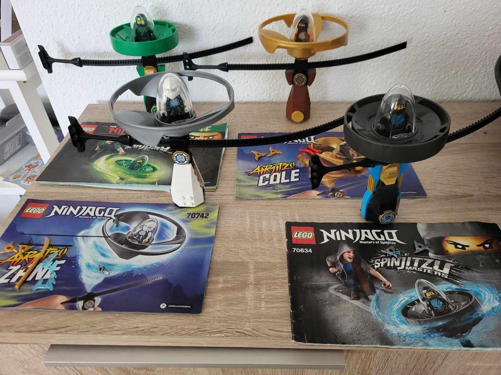 4 Lego Ninjago Spinjitzu (70634, 70742, 70741, 70628) (Gebraucht) in ...