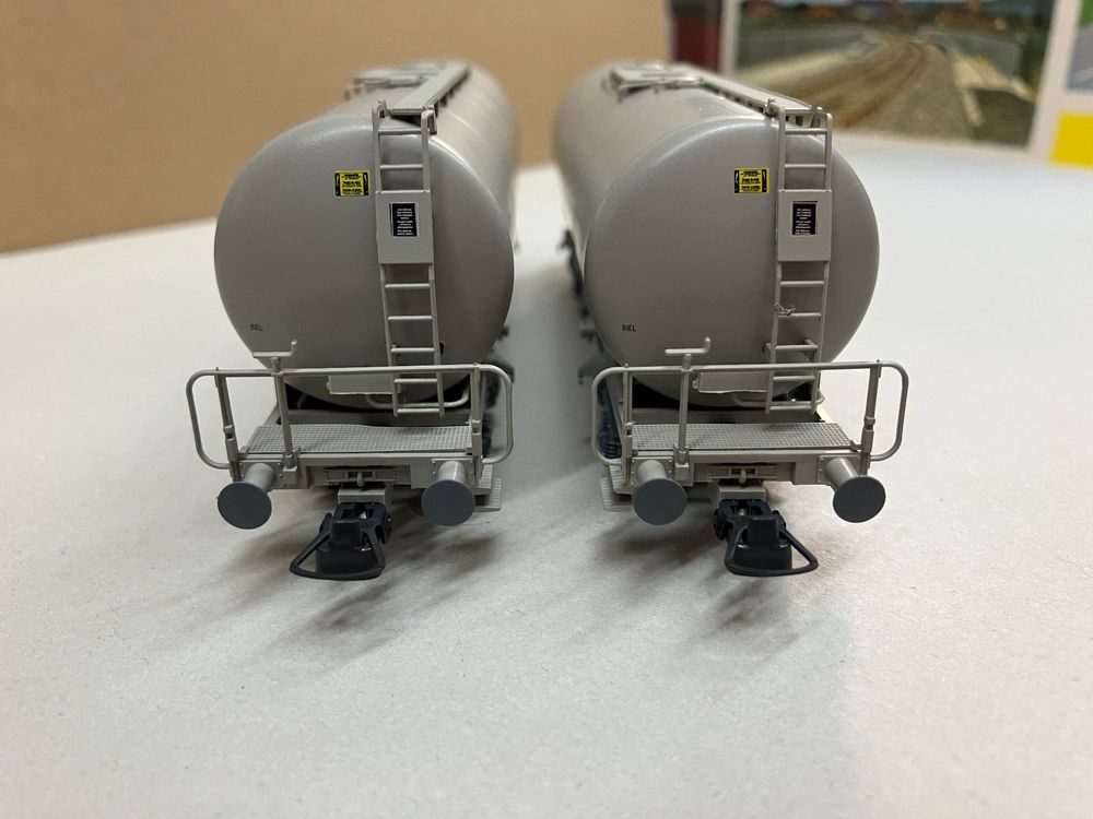 Roco 2 x 47557 SBB Zementsilowagen Uaces, H0 (Neu (gemäss Beschreibung ...