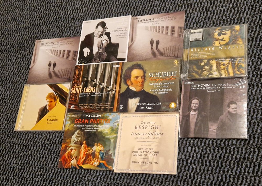 10x SACD, Super Audio CDs Klassik, Schubert, Beethove usw. (Neu und ...