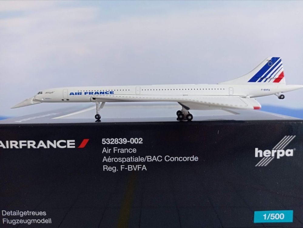 Concorde Air France Metallmodell 1/500 | Kaufen auf Ricardo
