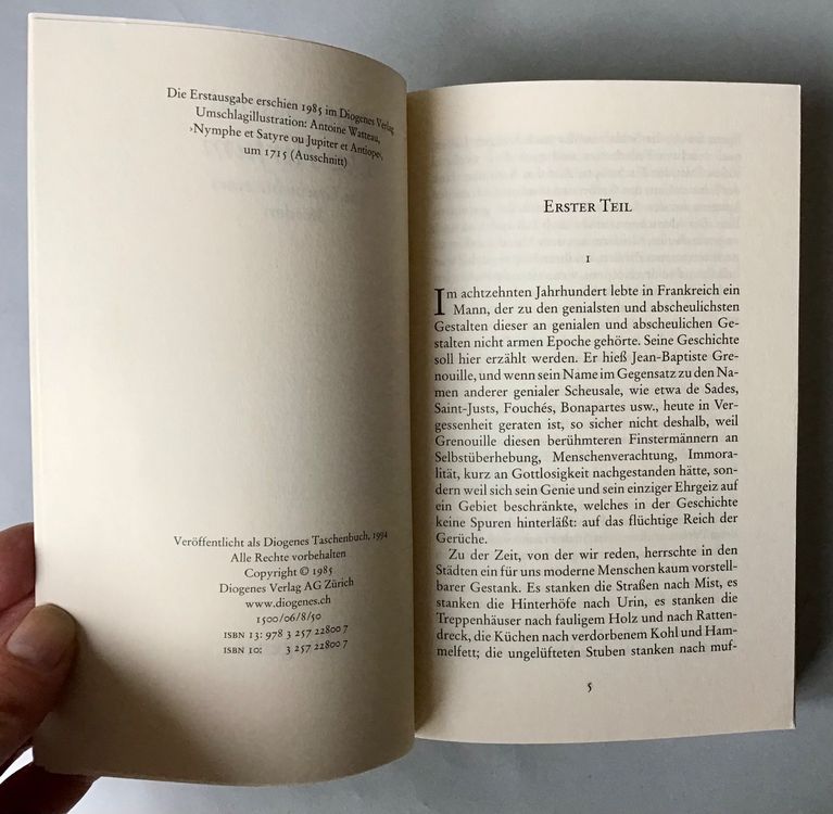 Das Parfum, die Geschichte eines Mörders (Patrick Süsskind) (Gebraucht ...