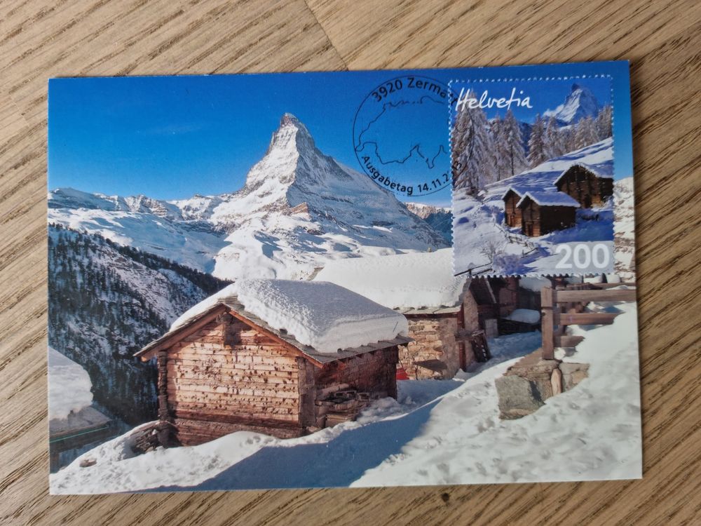 2013 FDC Maximumkarten Motiv Matterhorn (Gebraucht) in Arni AG für CHF 3 – mit Lieferung auf ...