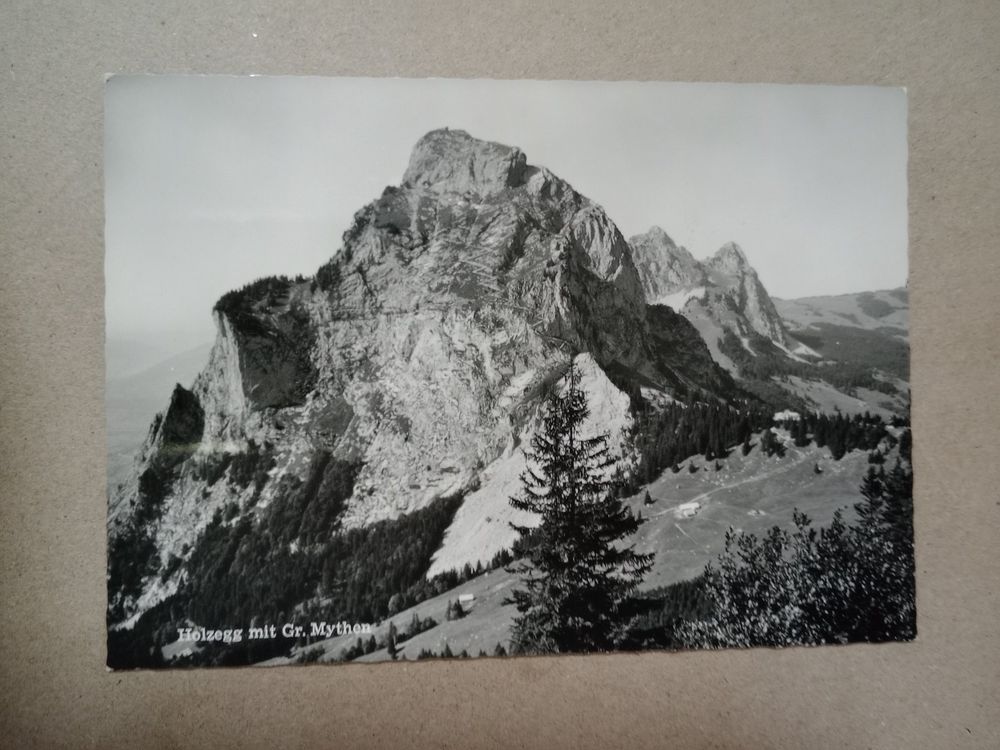 Ak Berge Holzegg mit grosser Mythen Kanton Schwyz (Gebraucht) in ...