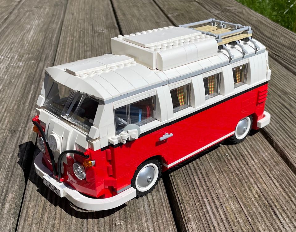 Komplettset Lego VW T1 Camper Van Bulli 10220 mit Bauplan (Neu (gemäss ...
