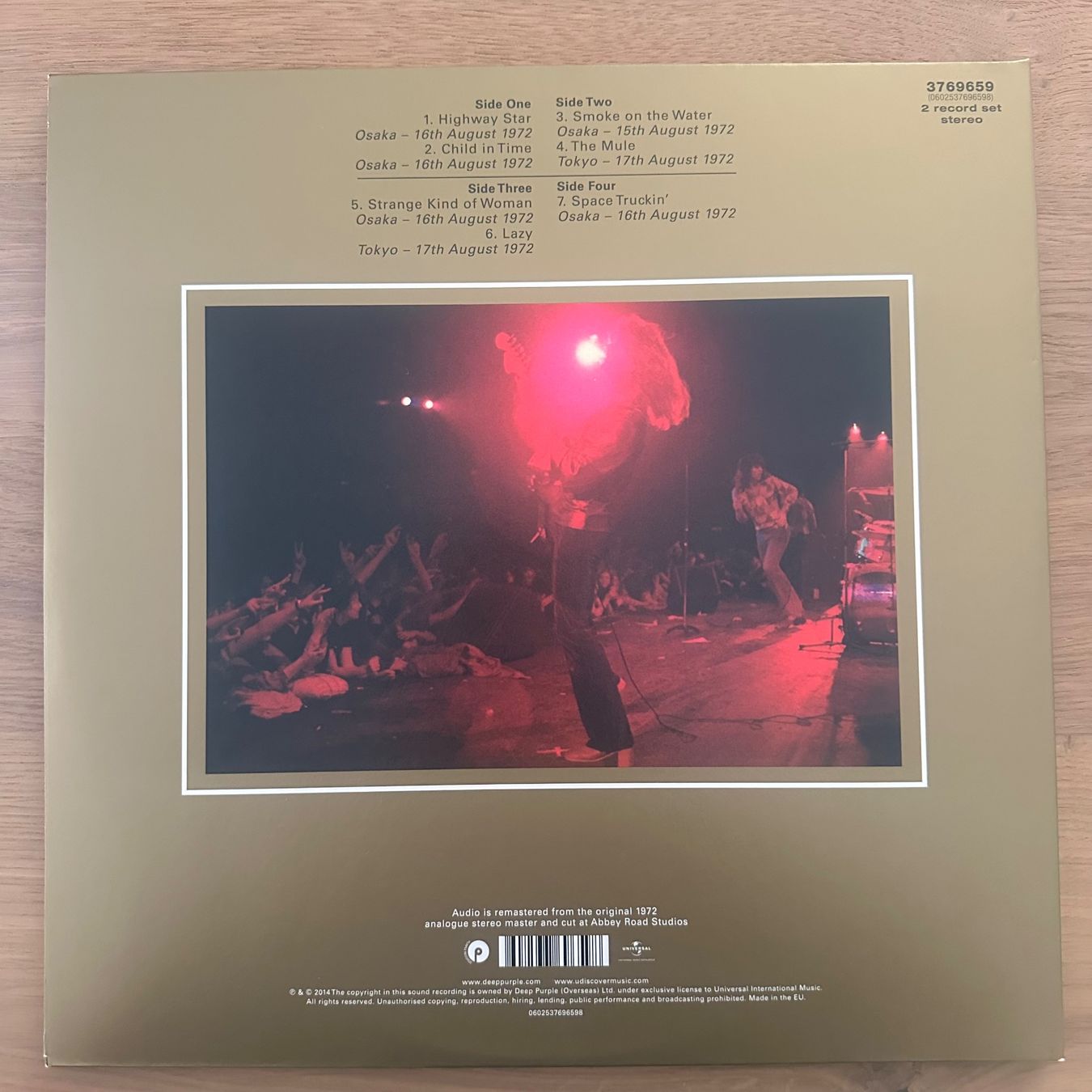 Deep Purple ‎– Made In Japan - 2LP 180 gr vinyl (Gebraucht) in Caslano ...