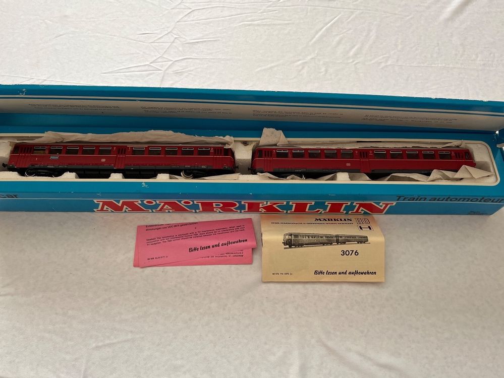 Märklin 3076 Elektro Triebwagenzug ET 515 660-9 DB OVP 1970 (Gebraucht ...