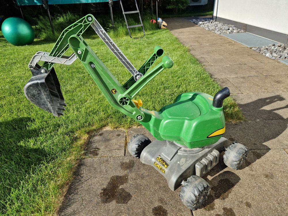 Rolly Toys Rolly Digger John Deere Bagger für Kinder | Kaufen auf Ricardo