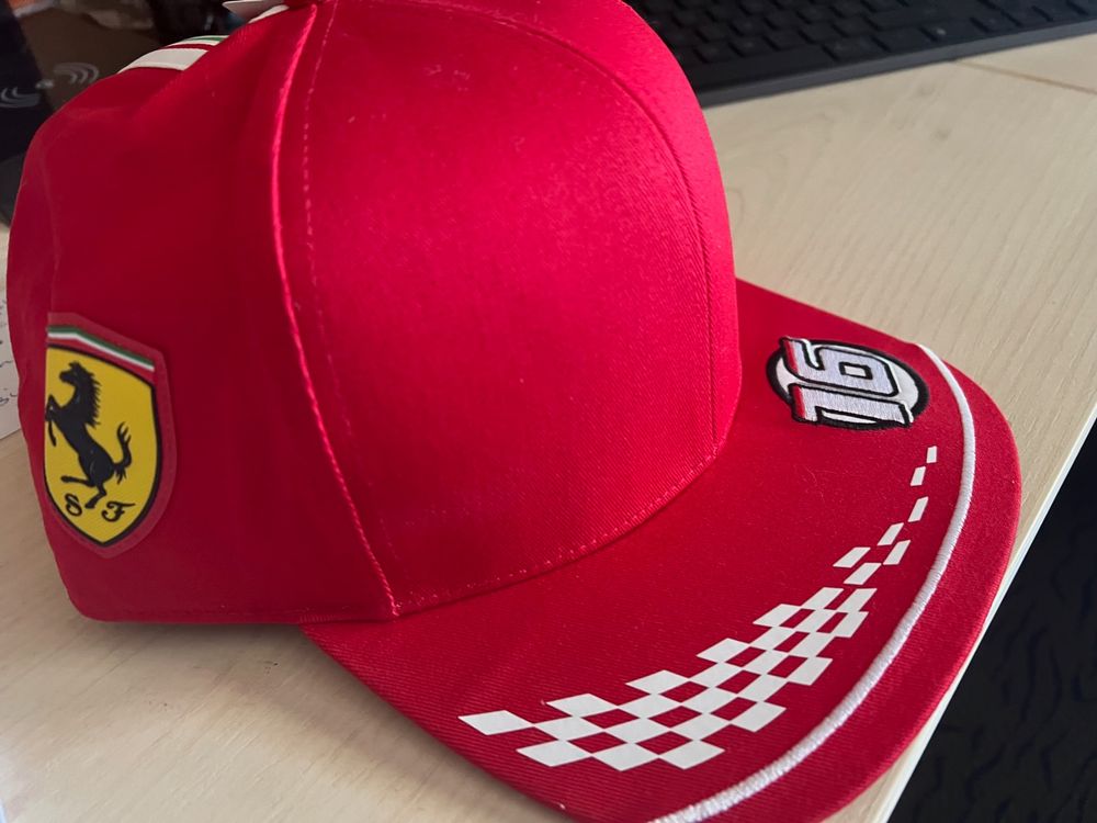 Puma cap mit Ferrari Logo Leclerc Nr. 16 | Kaufen auf Ricardo