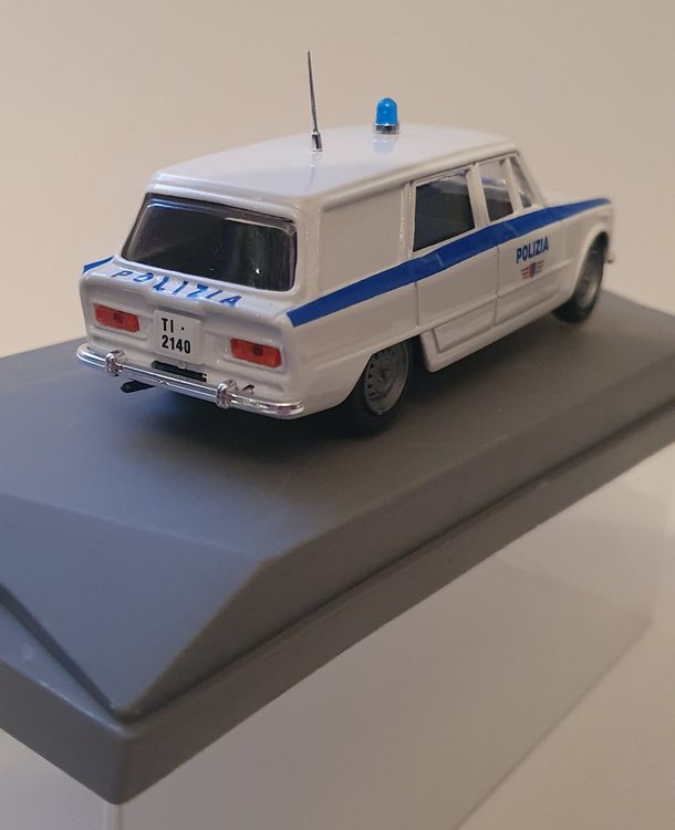 Alfa Romeo Giulia Break Polizia Ticinese - 1/43 Progetto K | Kaufen auf ...