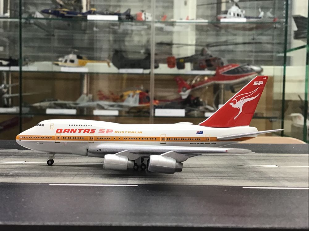 Qantas SP Boeing 747-SP Modellflugzeug, Sehr Selten! 1:500 (Neu (gemäss ...