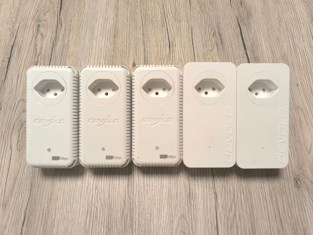2X Devolo LAN 1200+ 1port et 3X Devolo 500 2 ports (Gebraucht) in ...
