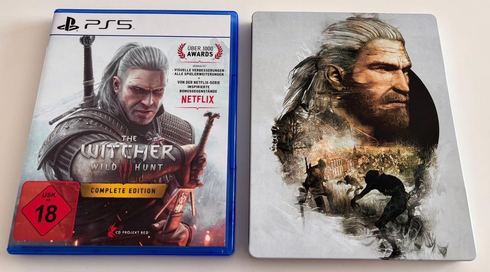 The Witcher 3 Wild Hunt Complete Edition PS5 inkl Steelbook (Neu (gemäss Beschreibung)) in ...