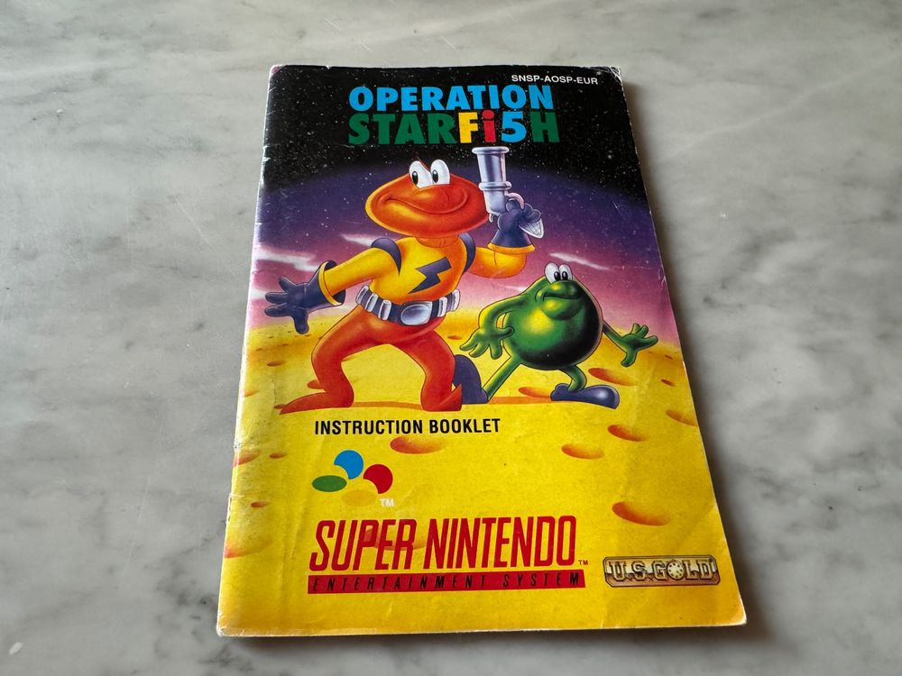 ANLEITUNG FÜR OPERATION STARFISH SUPERNINTENDO (Gebraucht) in hägendorf ...