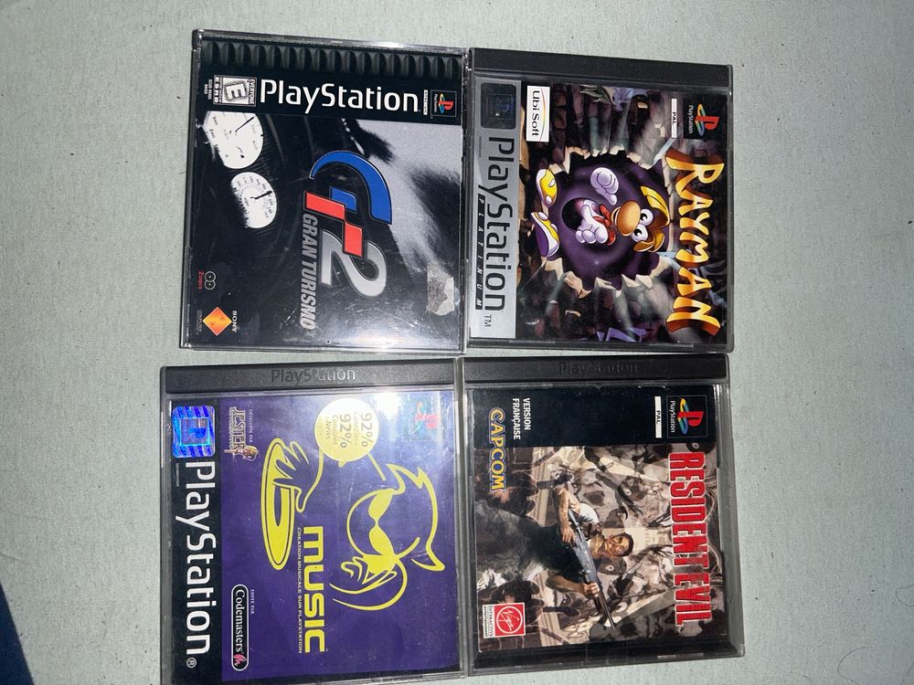 Jeux ps1 Resident evil, Rayman, Gran turismo 2, music | Kaufen auf Ricardo