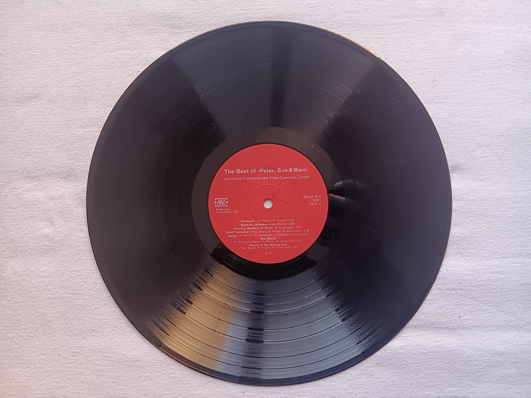LP The Best of Peter, Sue & Marc, Harmony, Elida Cosmetic ZH (Gebraucht ...
