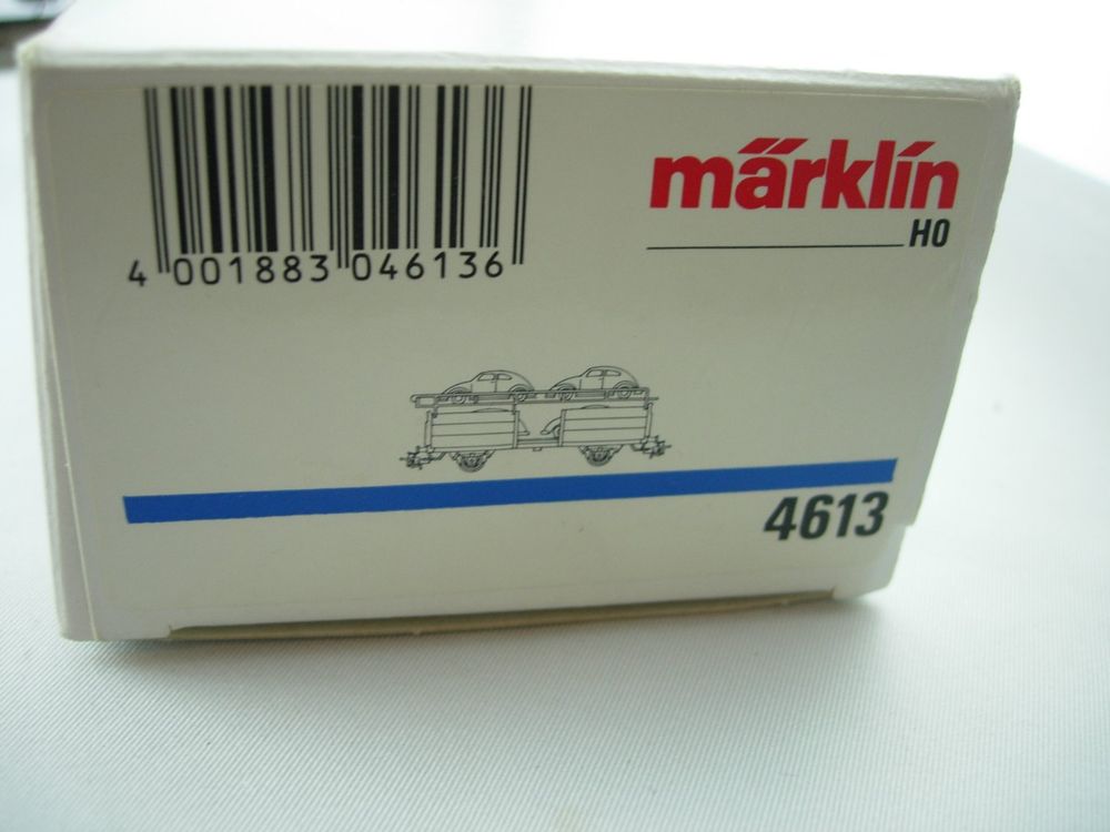Märklin 4613 / 4612 - 3 x Autotransportwagen Laae 540 der DB | Kaufen ...