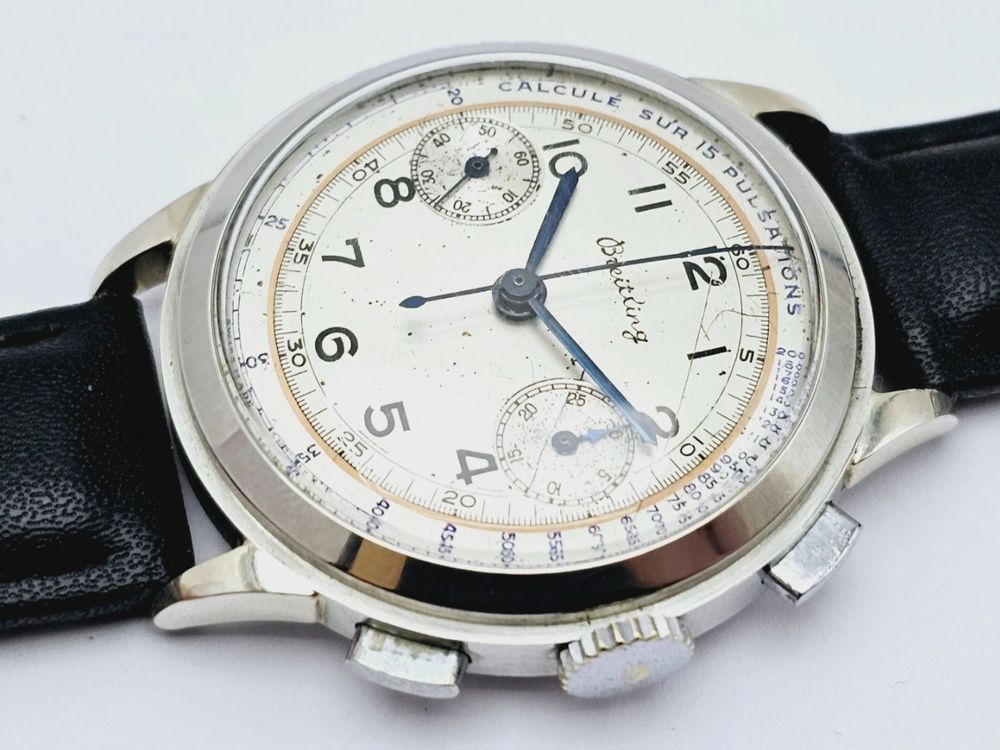 BREITLING Landeron 39 Chronograph Herrenuhr Vintage (Gebraucht) in ...