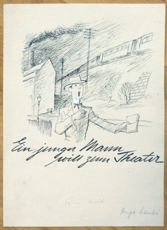 Hugo Laubi (1888-1959) Illustrator - Originalzeichnung (Gebraucht) in ...