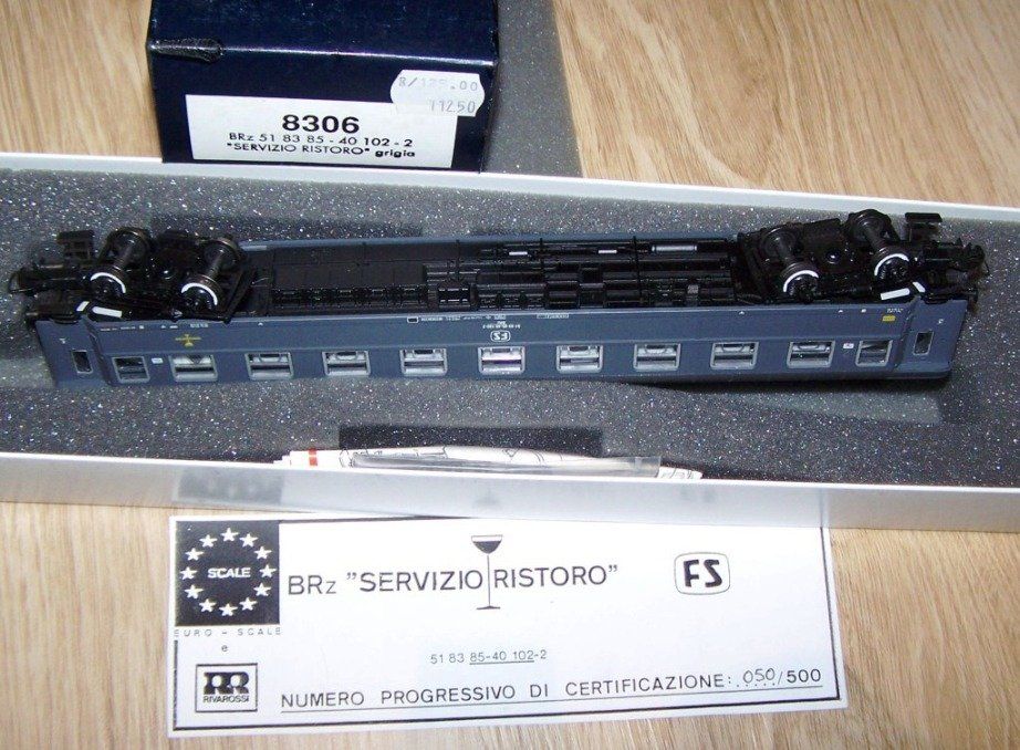 Euro-Scale H0: FS PW BRz mit Servizio Ristoro, Sondermodell (Neu und ...