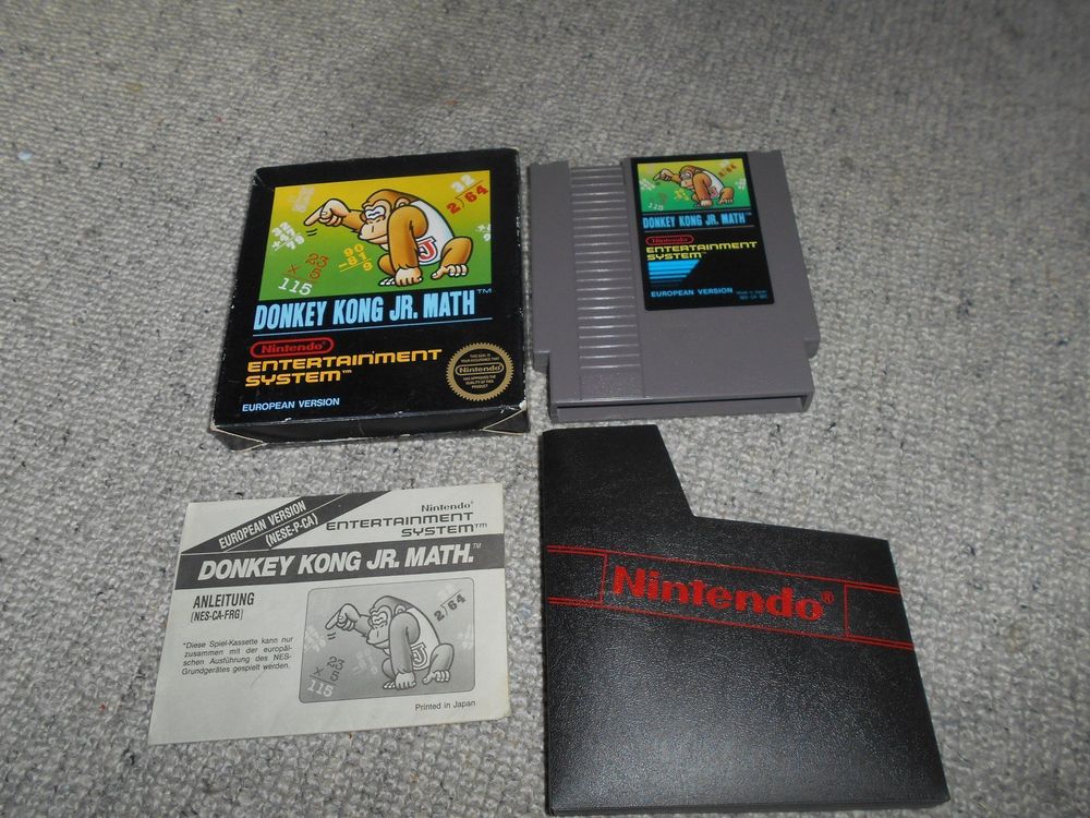 Donkey Kong Jr. Math NES OVP | Kaufen auf Ricardo