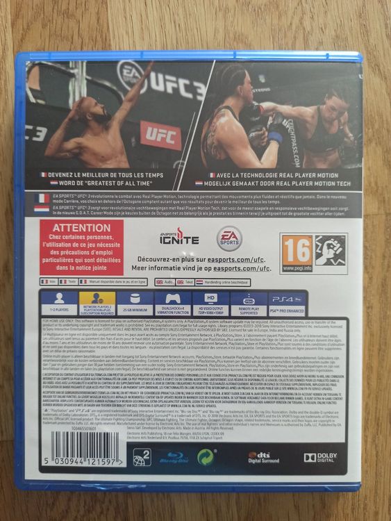 UFC 3 - EA Sports PS4 / PS5 📀🎮📀 (Gebraucht) in Oberweningen für CHF 11. ...