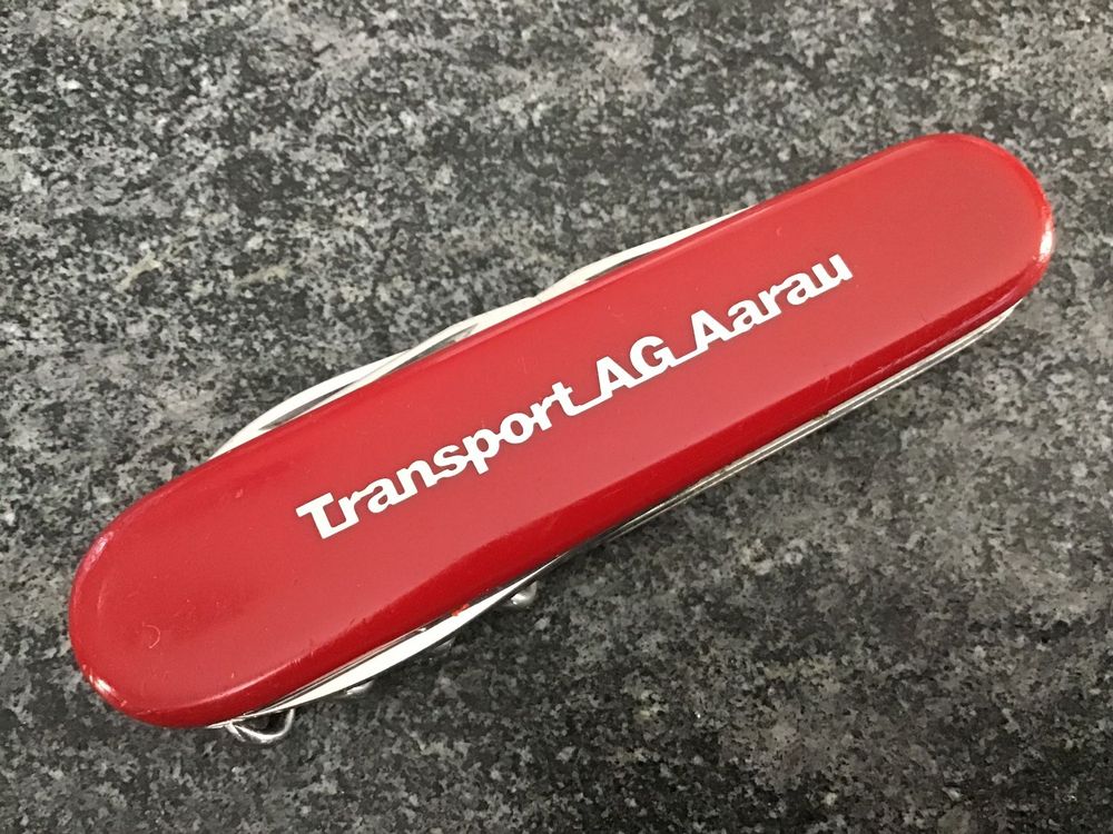 Altes Victorinox Sackmesser "TRANSPORT AG AARAU" (Gebraucht) in ...