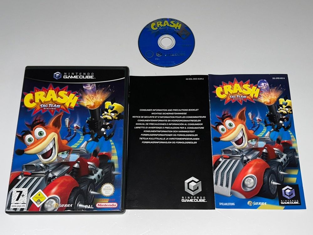 Nintendo GameCube Spiel - Crash Tag Team Racing (Gebraucht) in Zürich ...