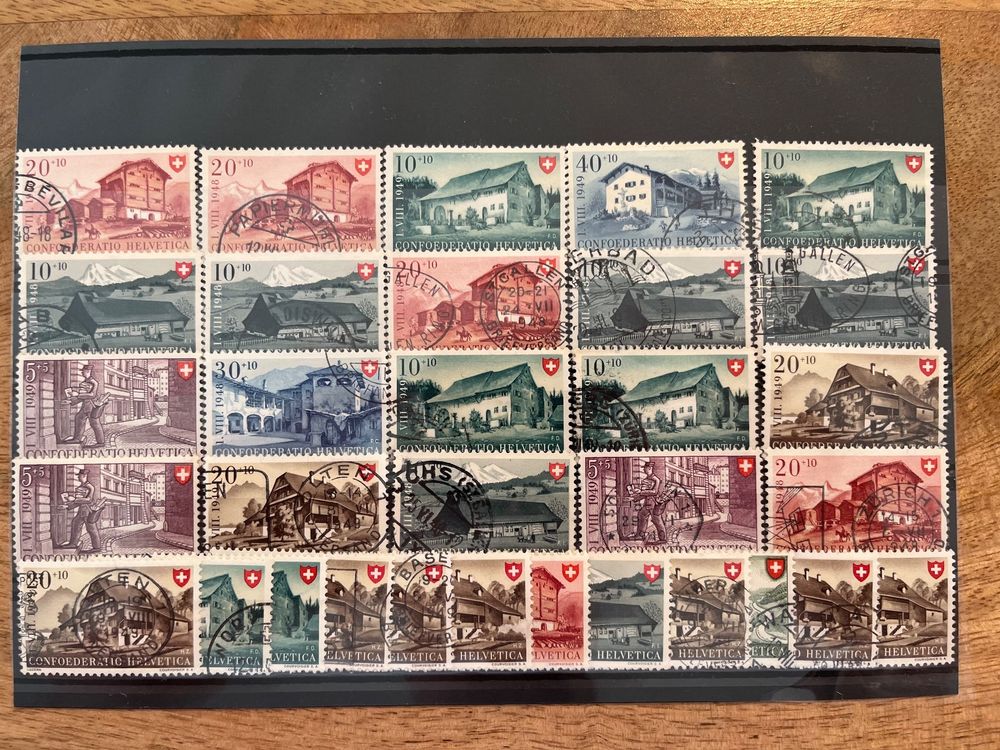 1948-1949 Pro Patria Oblitérés et Neuf (Gebraucht) in Sottens für CHF 0.5 – mit Lieferung auf ...