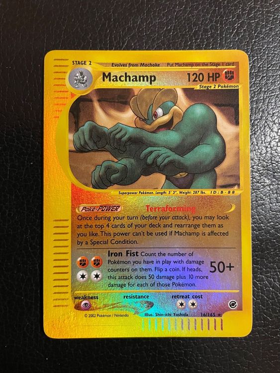 Expedition Machamp rare reverse holo 16/165 Ab 1 | Acheter sur Ricardo