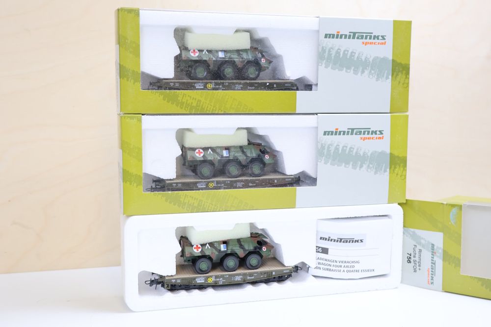 Roco 3 x Minitanks Panzerwagen Set H0 756 - Neuwertig | Kaufen auf Ricardo