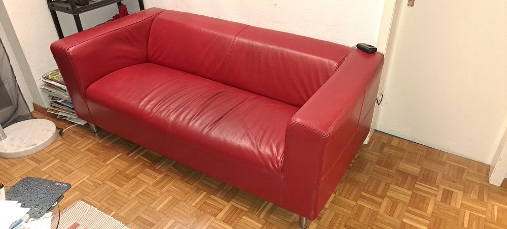 Ikea Klippan 2er Sofa Kunstleder (Gebraucht) in Aarwangen für CHF 50 – nur Abholung auf Ricardo ...